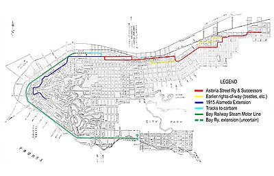 Astoria streetcar system