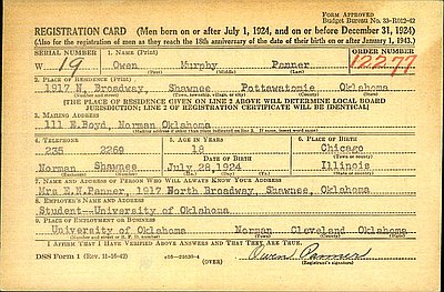 Owen Murphy Panner (1924–2018)