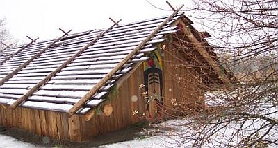 Chinook Indians Houses
